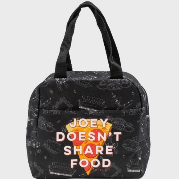 Culturefly | Bags | Nwt Friends Joey Doesnt Share Food Lunch Bag | Poshmark